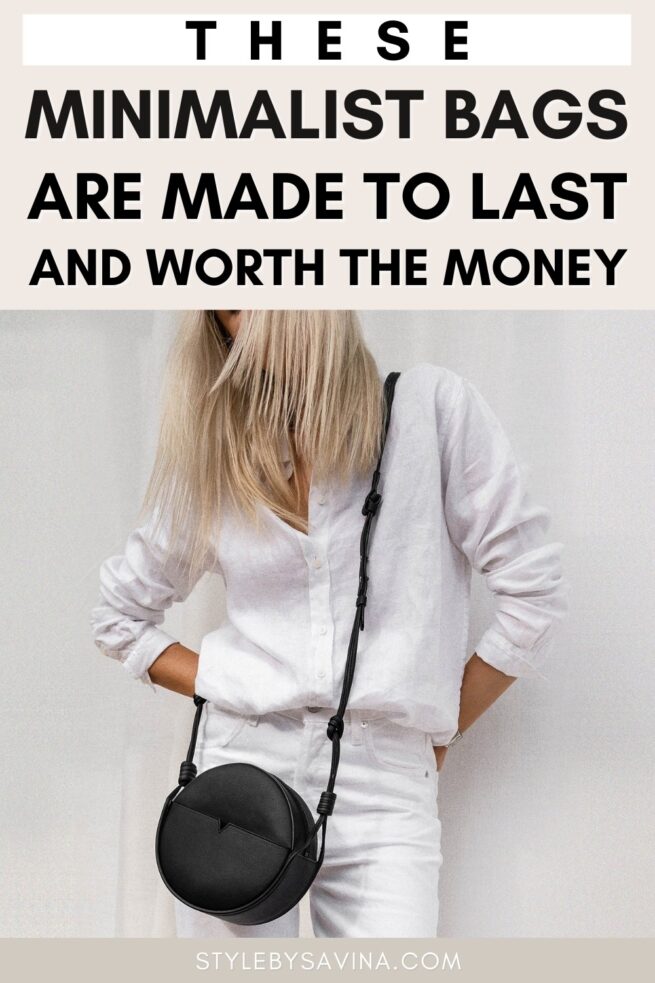 These Minimalist Bags Are Made To Last And Worth The Money
