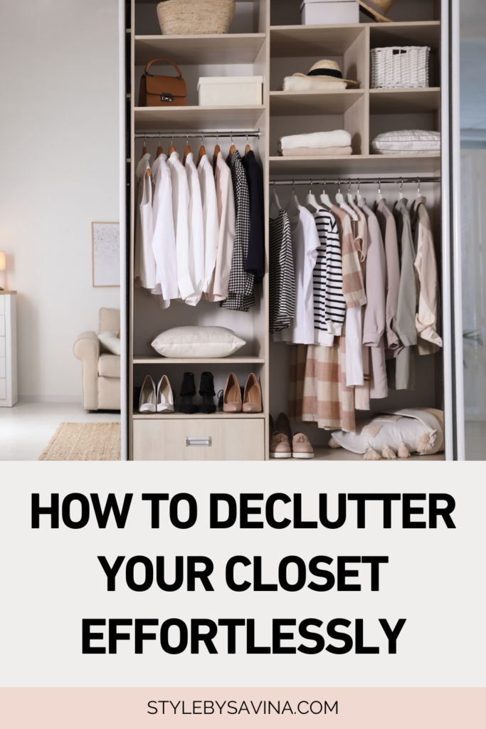 How To Declutter Your Closet And Simplify Your Wardrobe